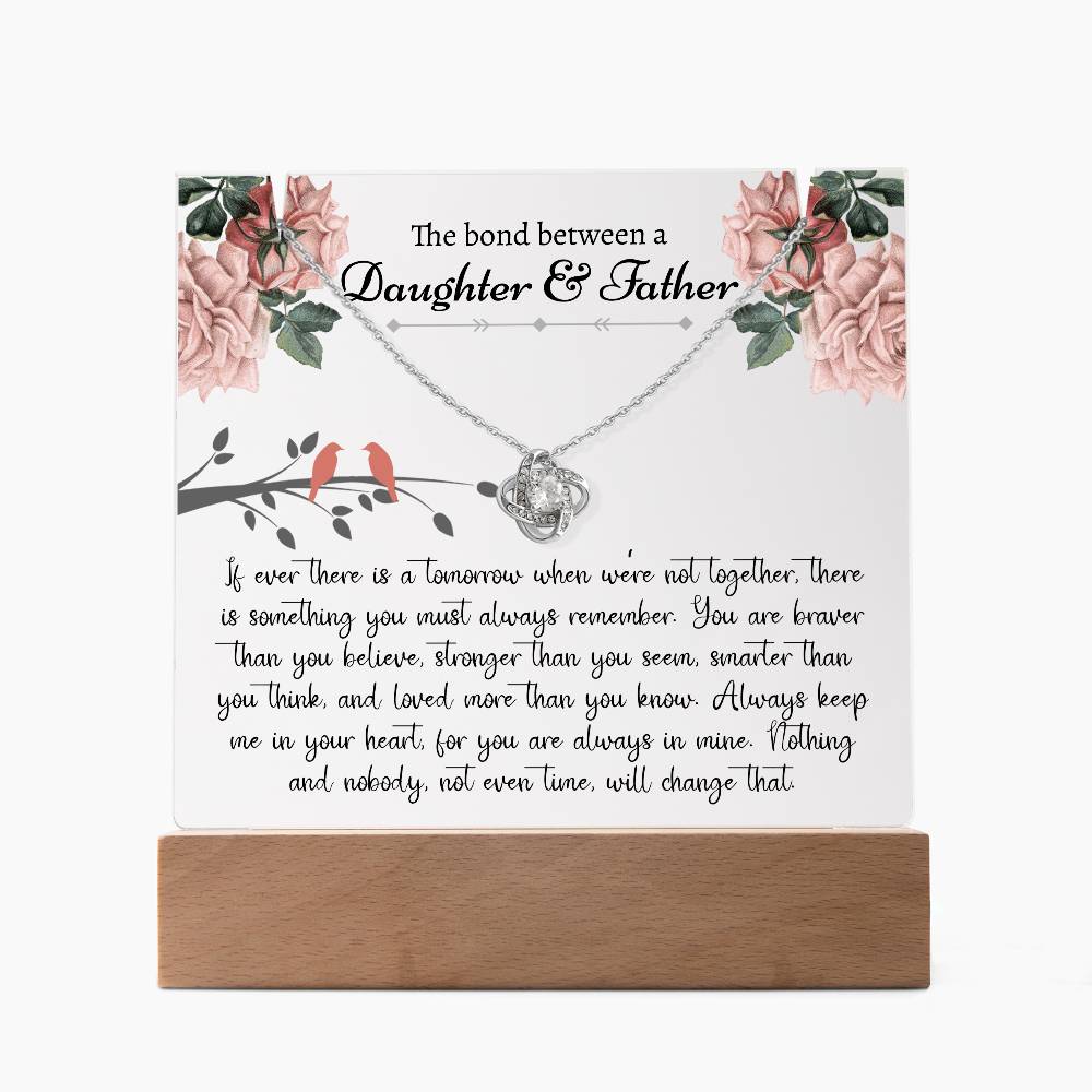 Daughter Gift From Dad - Keepsake Acrylic Necklace Bundle – Inifis